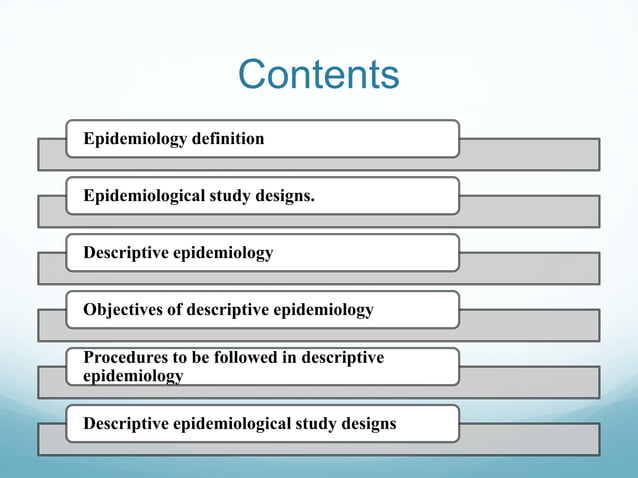 Descriptive epidemiology | PPT