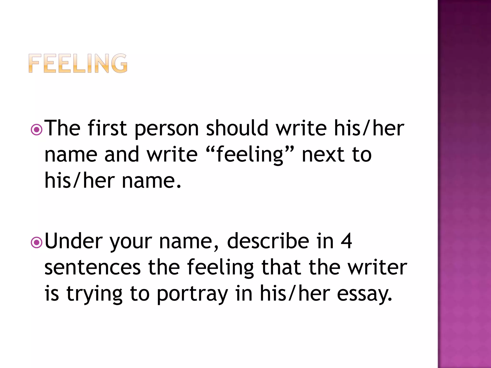 Descriptive Essay Rough Draft 1 | PPT