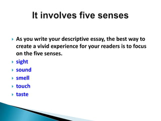 Descriptive Essay | PPT