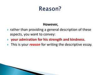 Descriptive Essay | PPT
