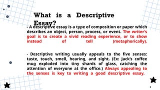 Descriptive Essay for Senior High School | PPTX