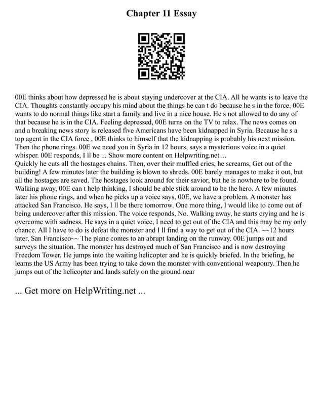 Descriptive Essay A Sample Character Analysis Essay | PDF