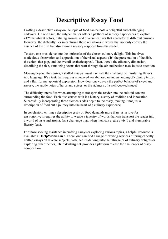 Descriptive Essay Food.pdf