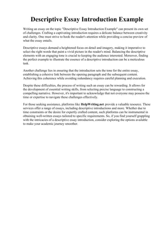 Descriptive Essay Introduction Example.pdf