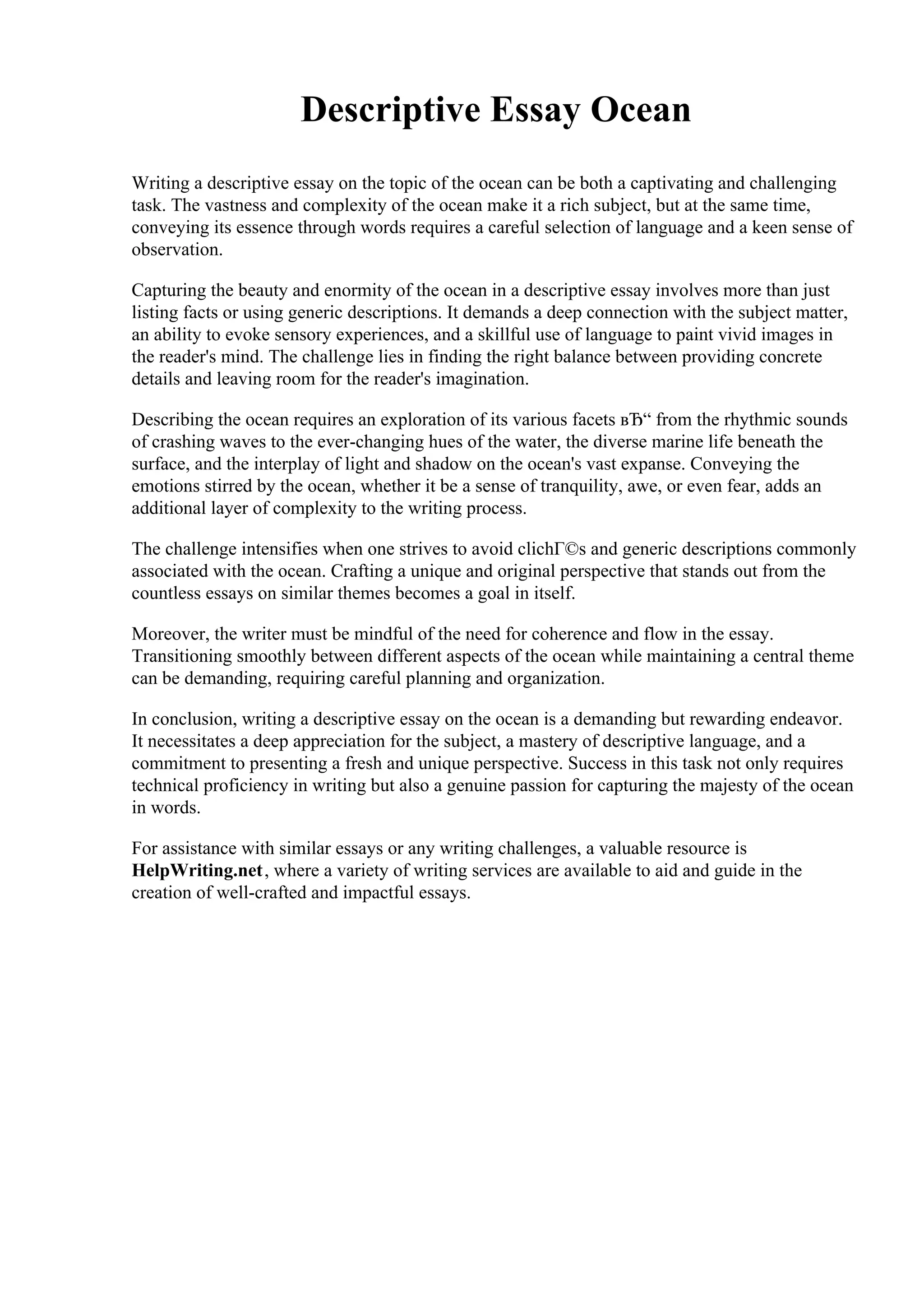 Descriptive Essay Ocean.pdf