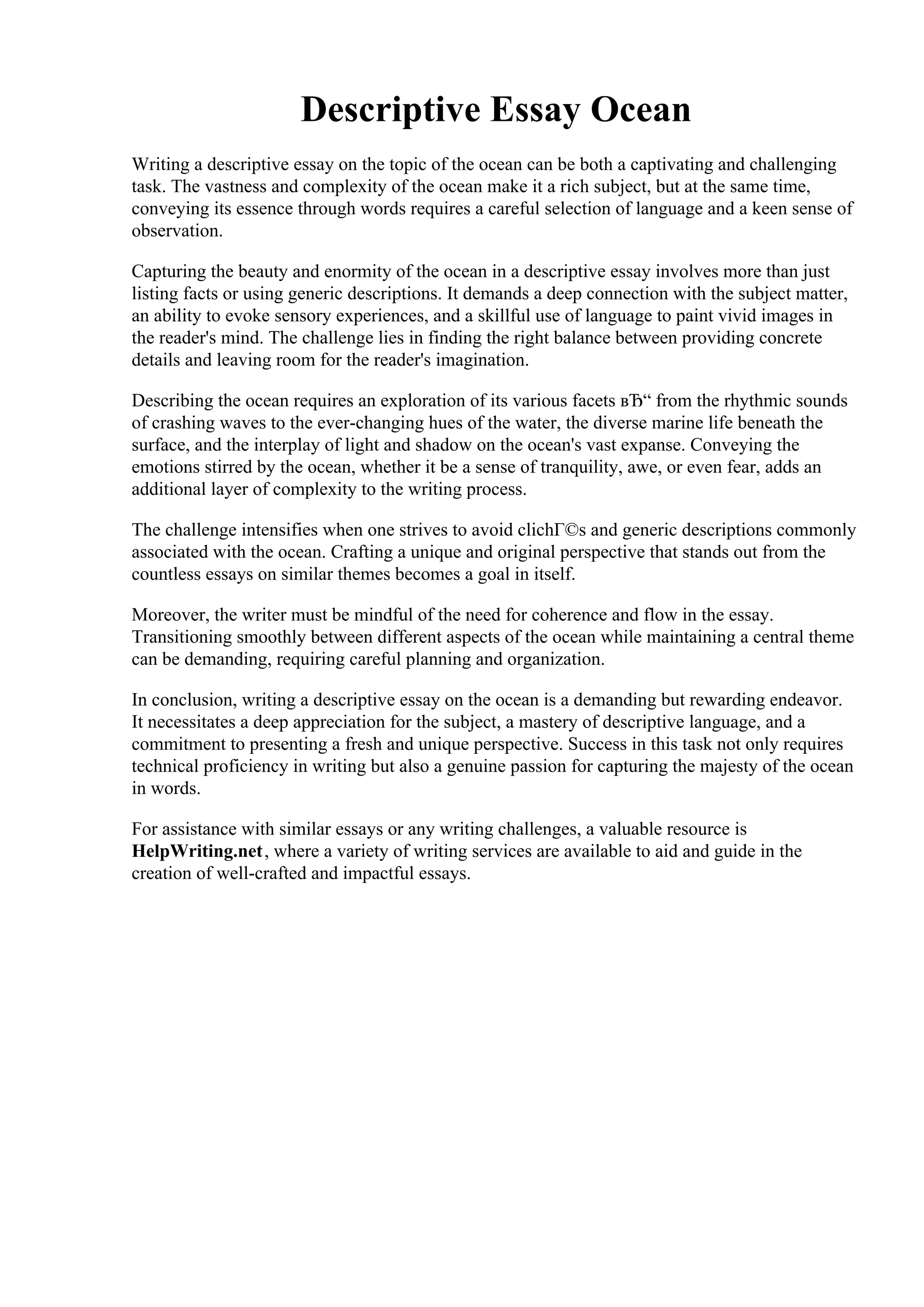 Descriptive Essay Ocean.pdf