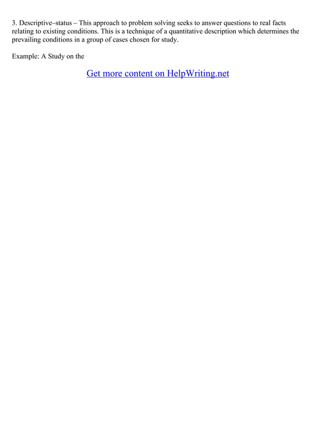 Descriptive Essay Outline Example | PDF