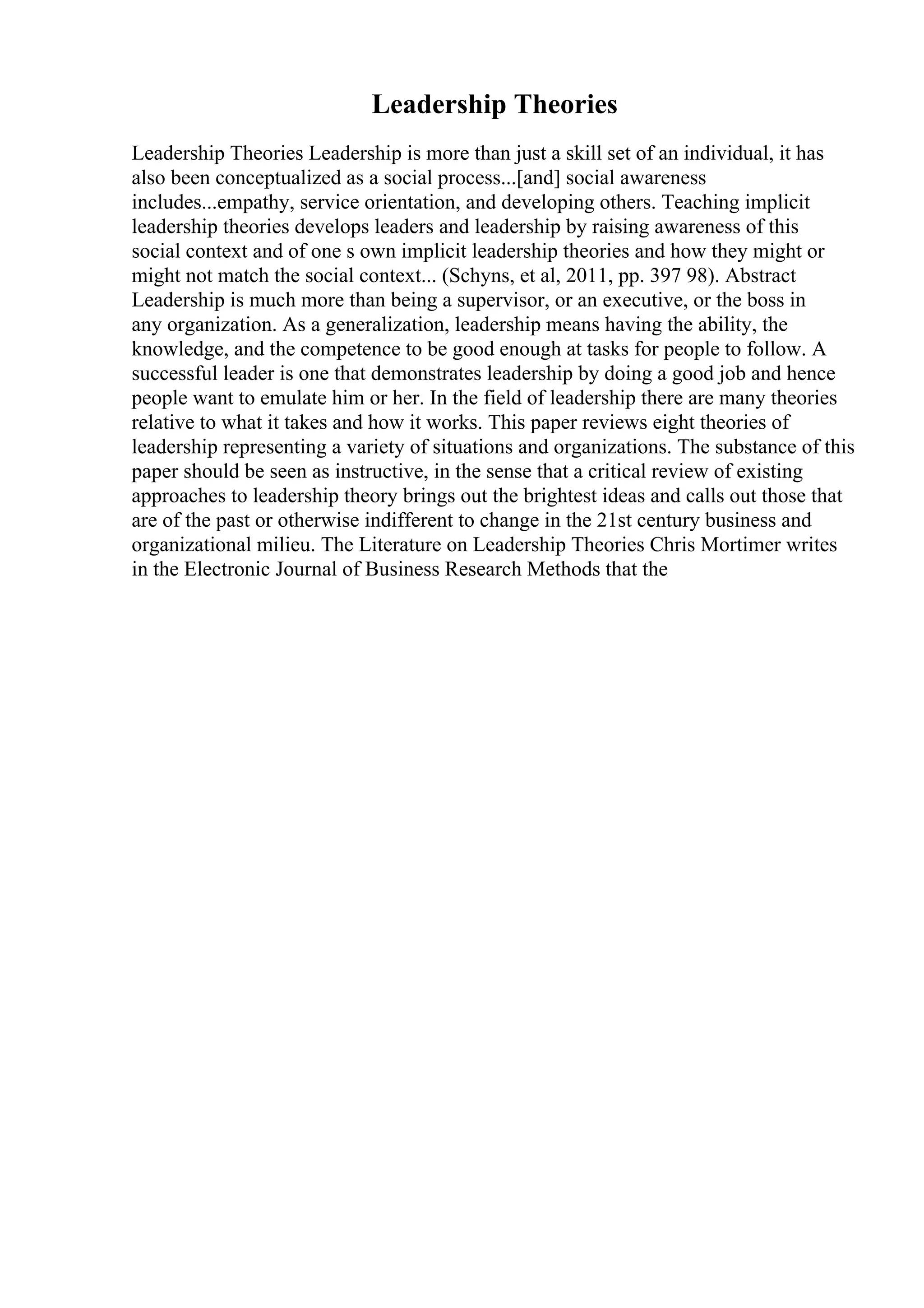 Descriptive Essay Person Example | PDF