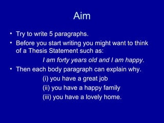 Descriptive essay presentation | PPT