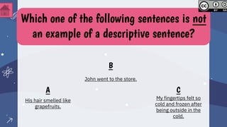 Descriptive essay presentation | PPTX