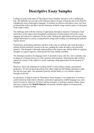 Descriptive Essay Samples.pdf