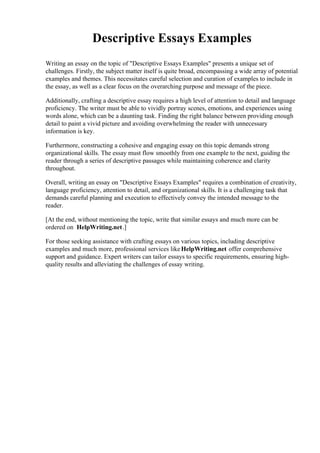 Descriptive Essays Examples.pdf