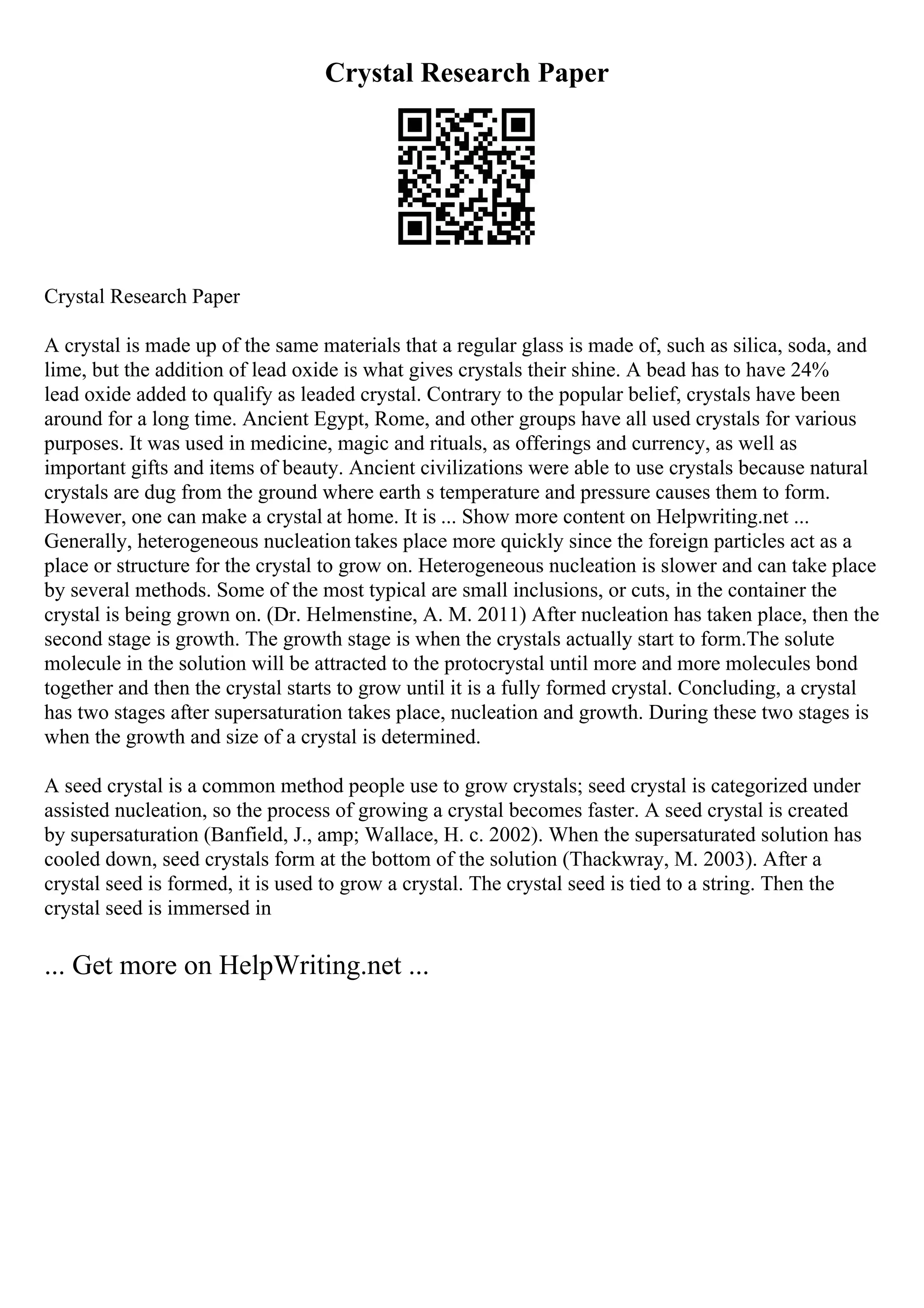 Descriptive Essay Thesis Statement Examples | PDF | Geology | Science