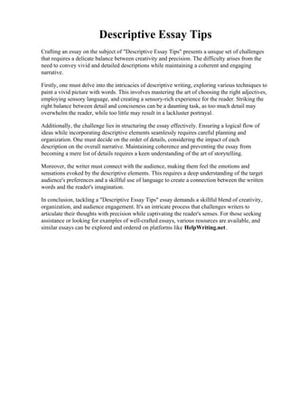 Descriptive Essay Tips.pdf