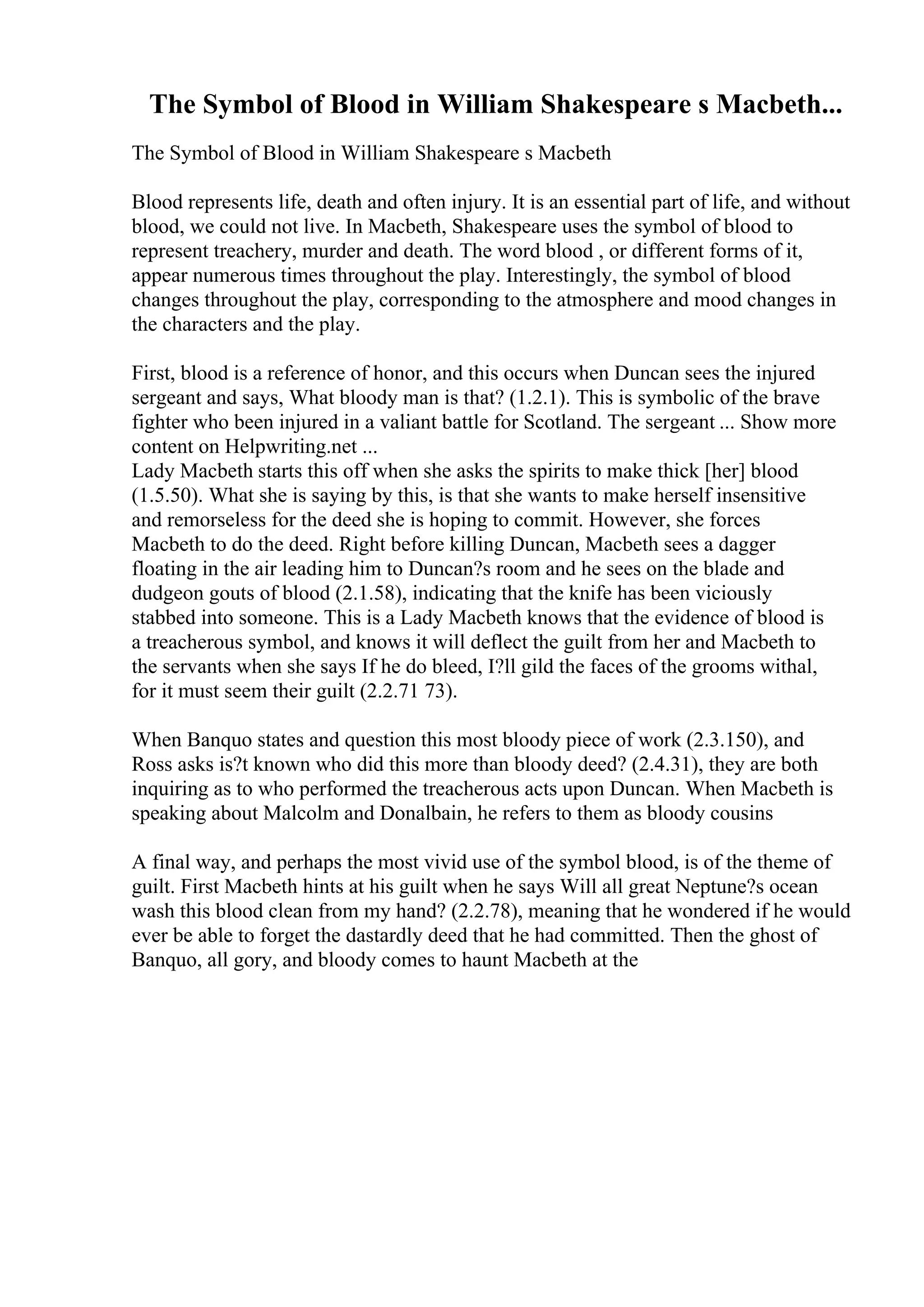 Descriptive Essay Writing Examples | PDF