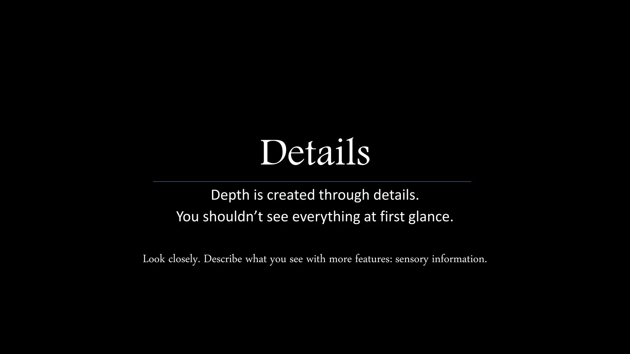 Descriptive Exercise: Finding/Adding Story Details | PPT