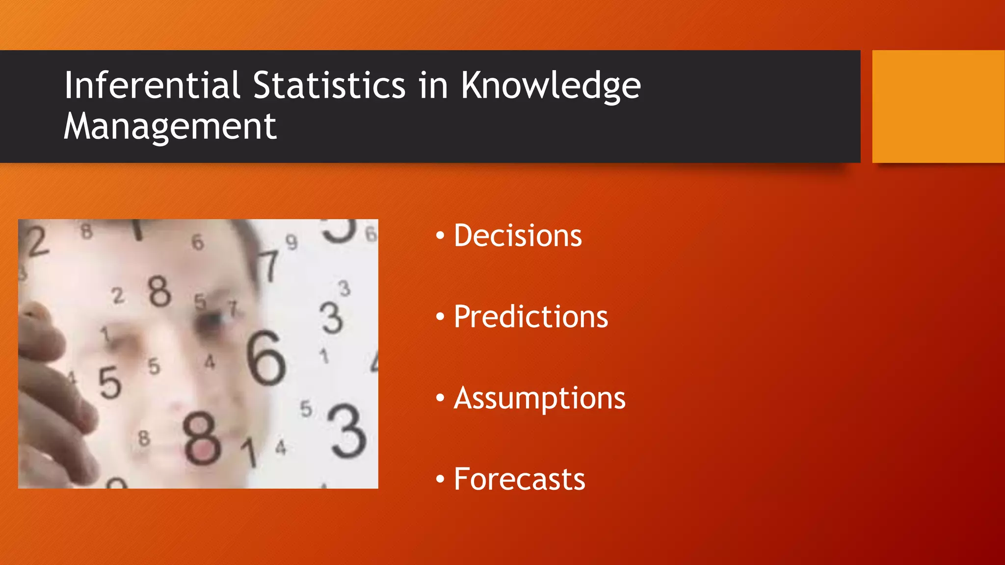 Descriptive & inferential statistics presentation 2 | PPTX