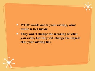 Descriptive Writing Intro | PPT