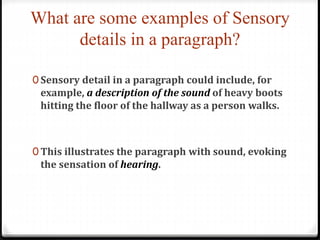 Descriptive paragraph | PPTX