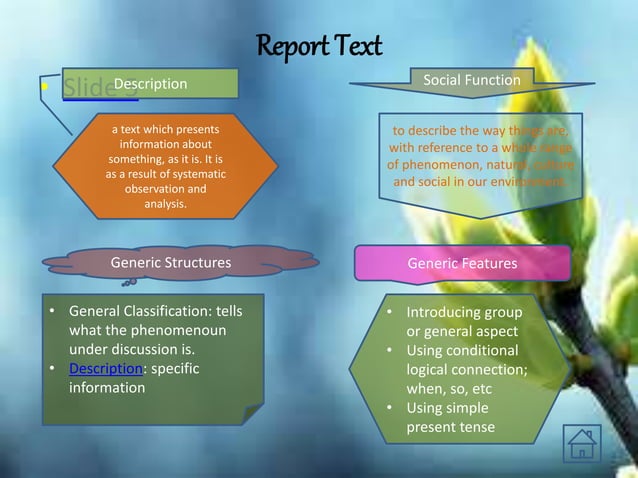 Descriptive, report, explnation | PPT