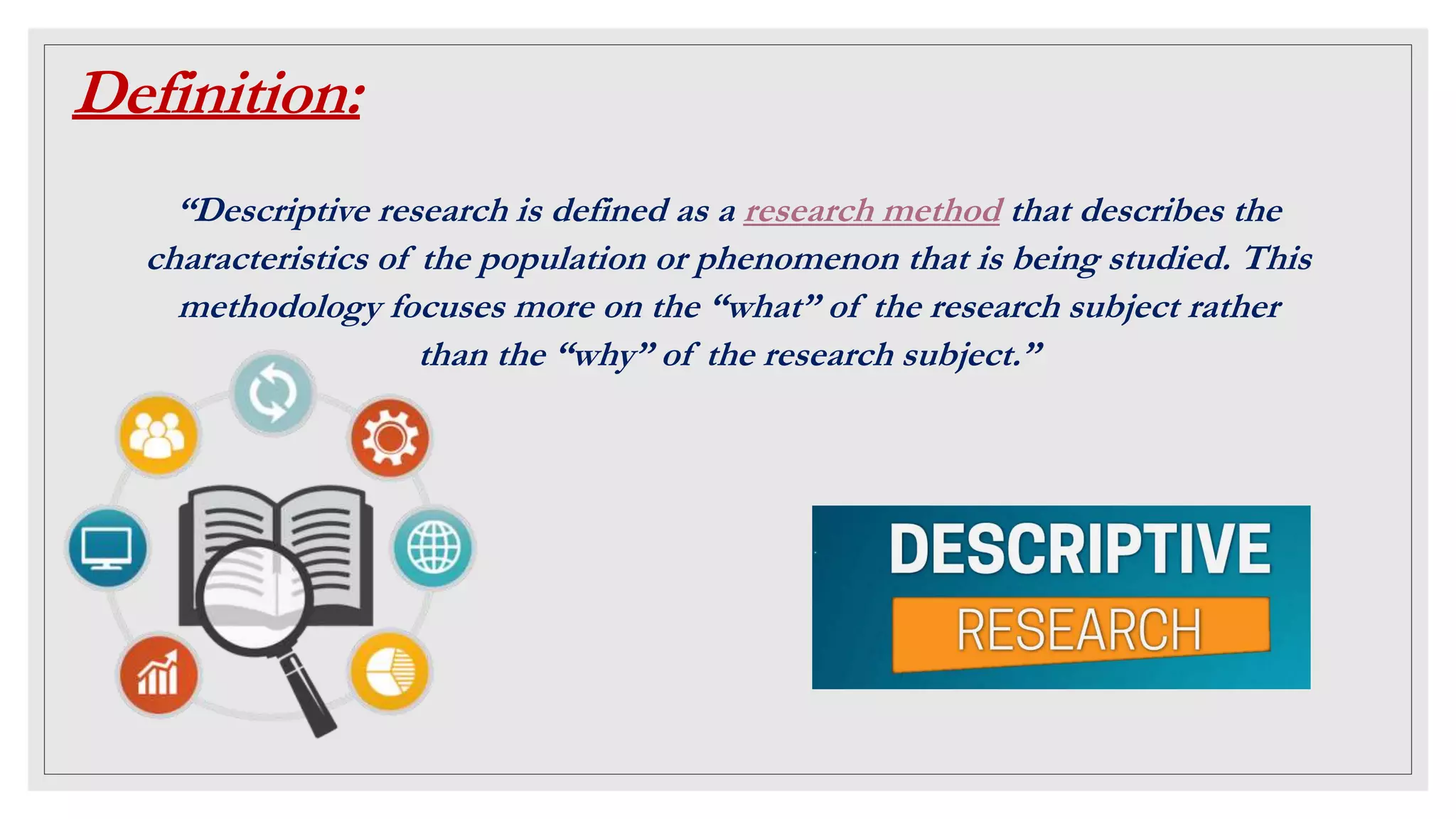 Descriptive Research | PPTX