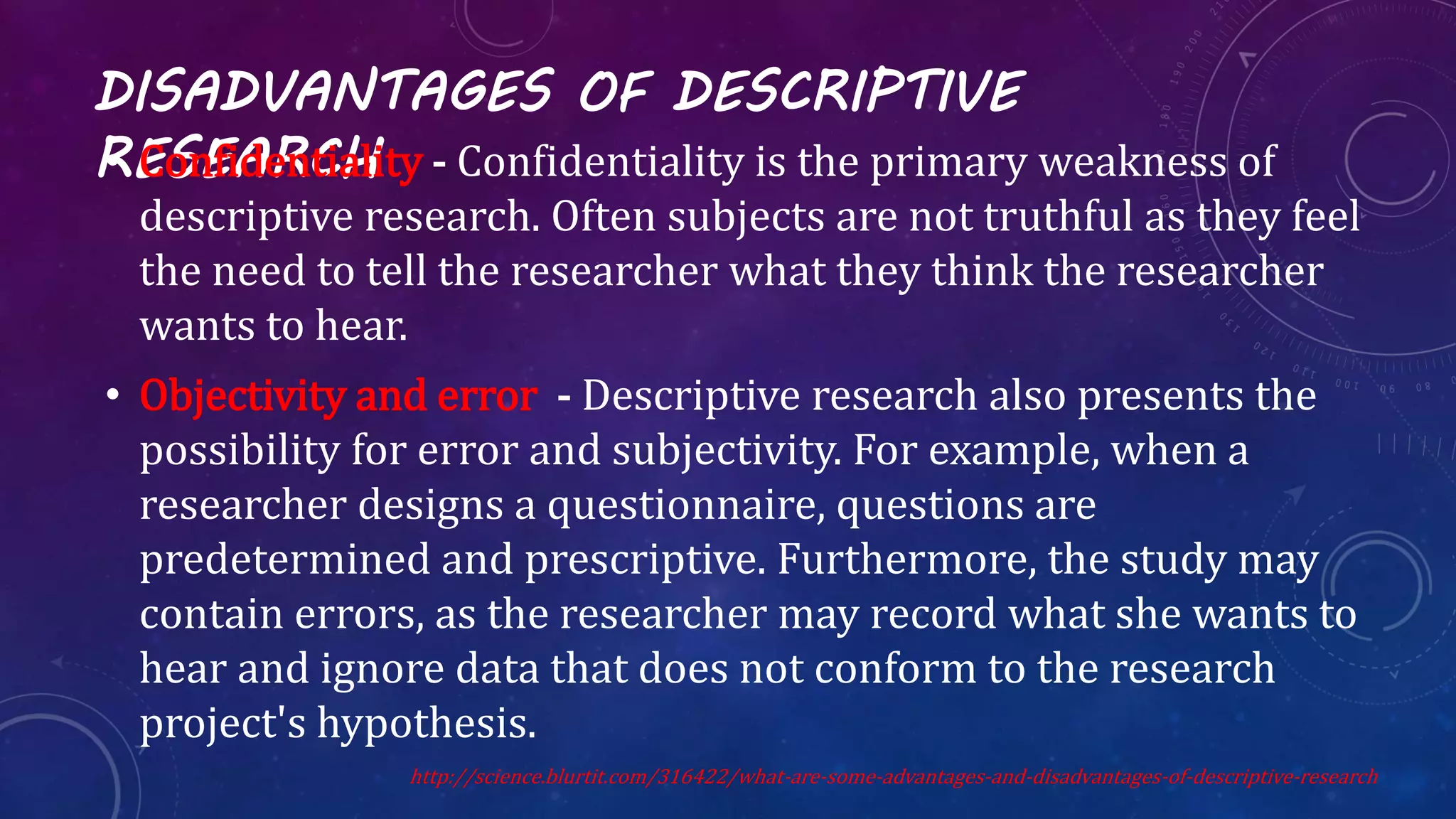 Descriptive research and Correlational Research | PPTX