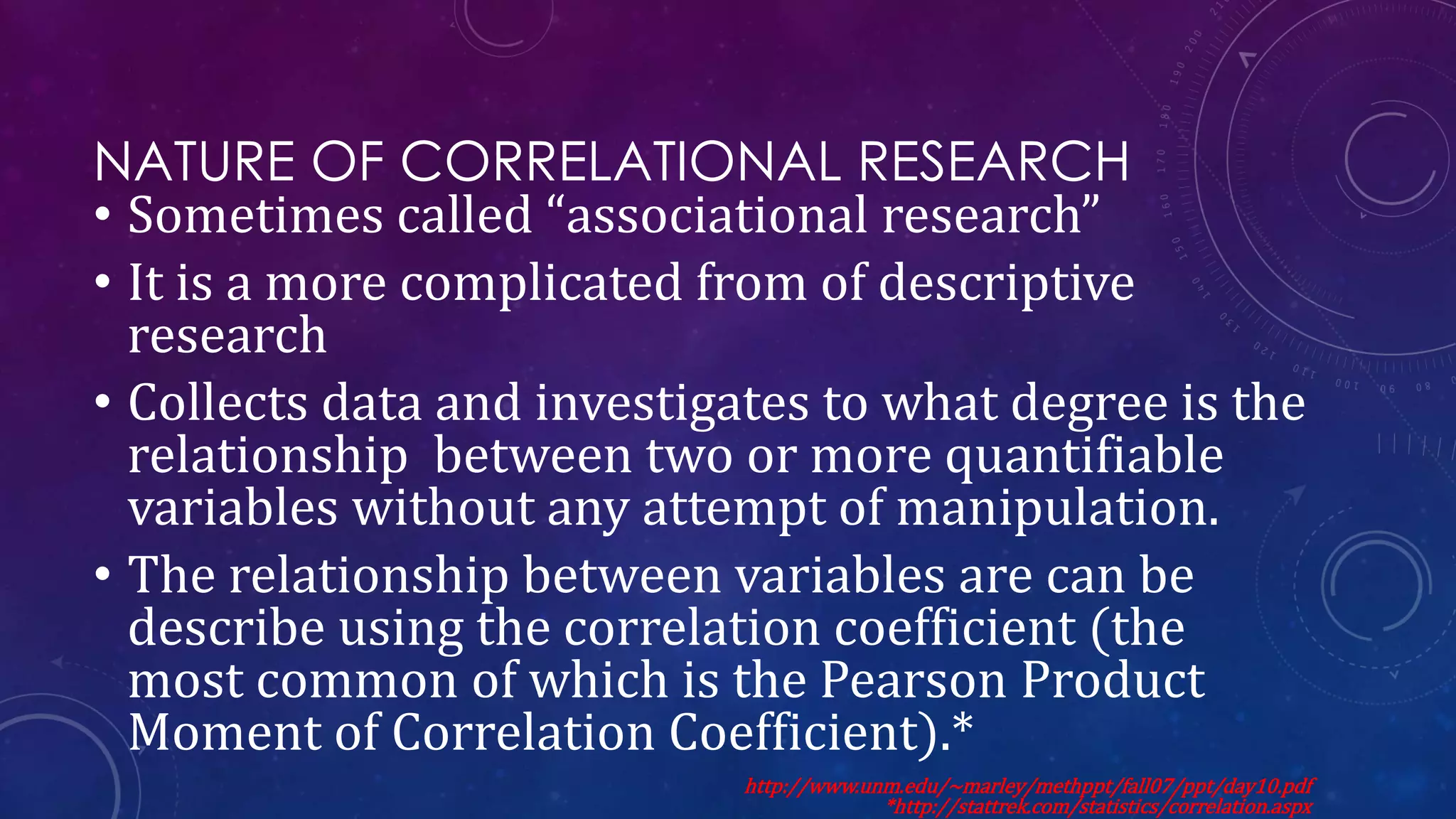 Descriptive research and Correlational Research | PPTX
