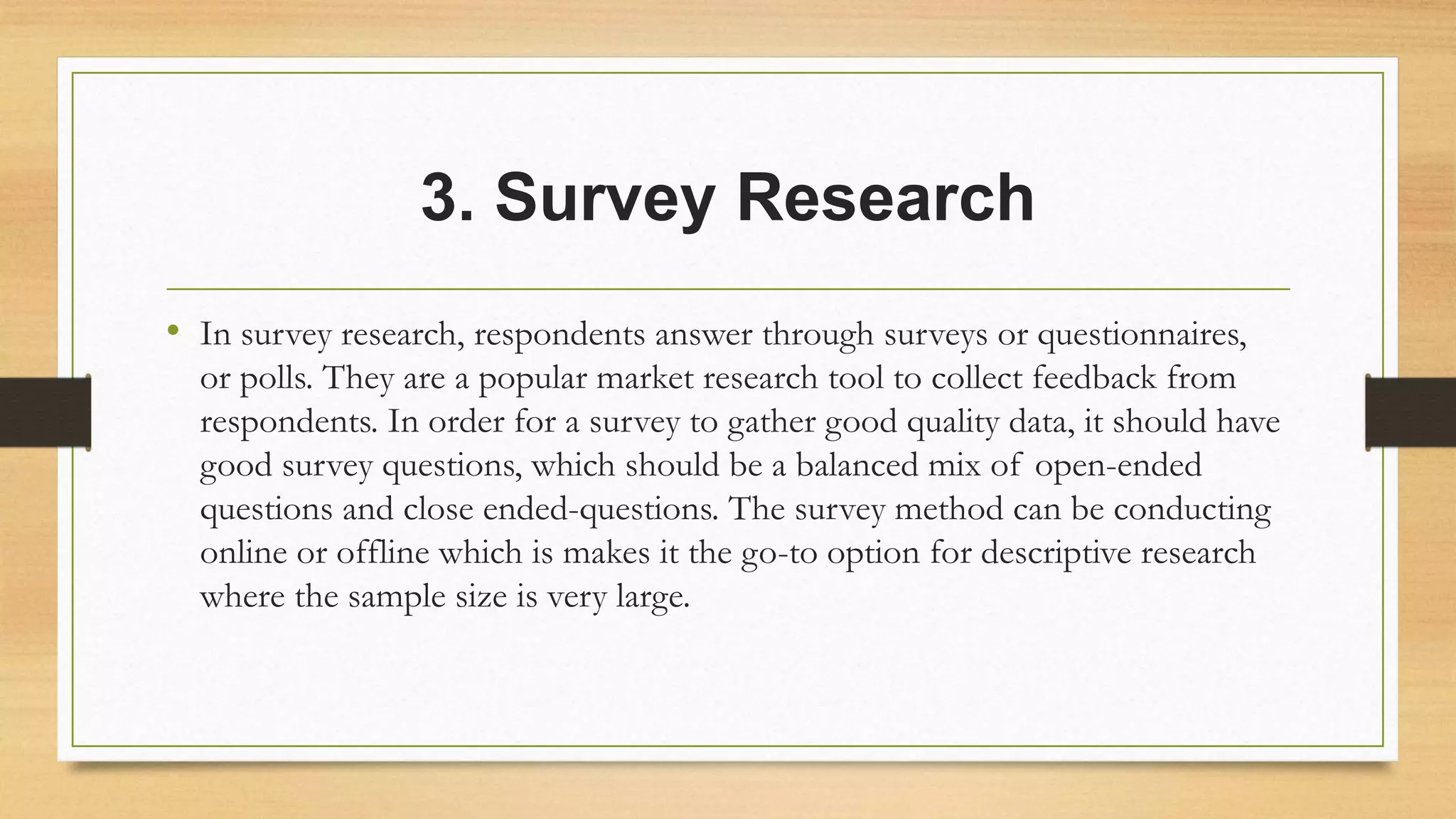 Descriptive research | PPTX