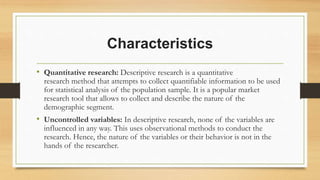 Descriptive research | PPT