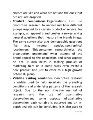 Descriptive research | PDF