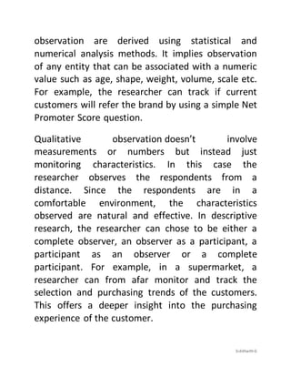 Descriptive research | PDF
