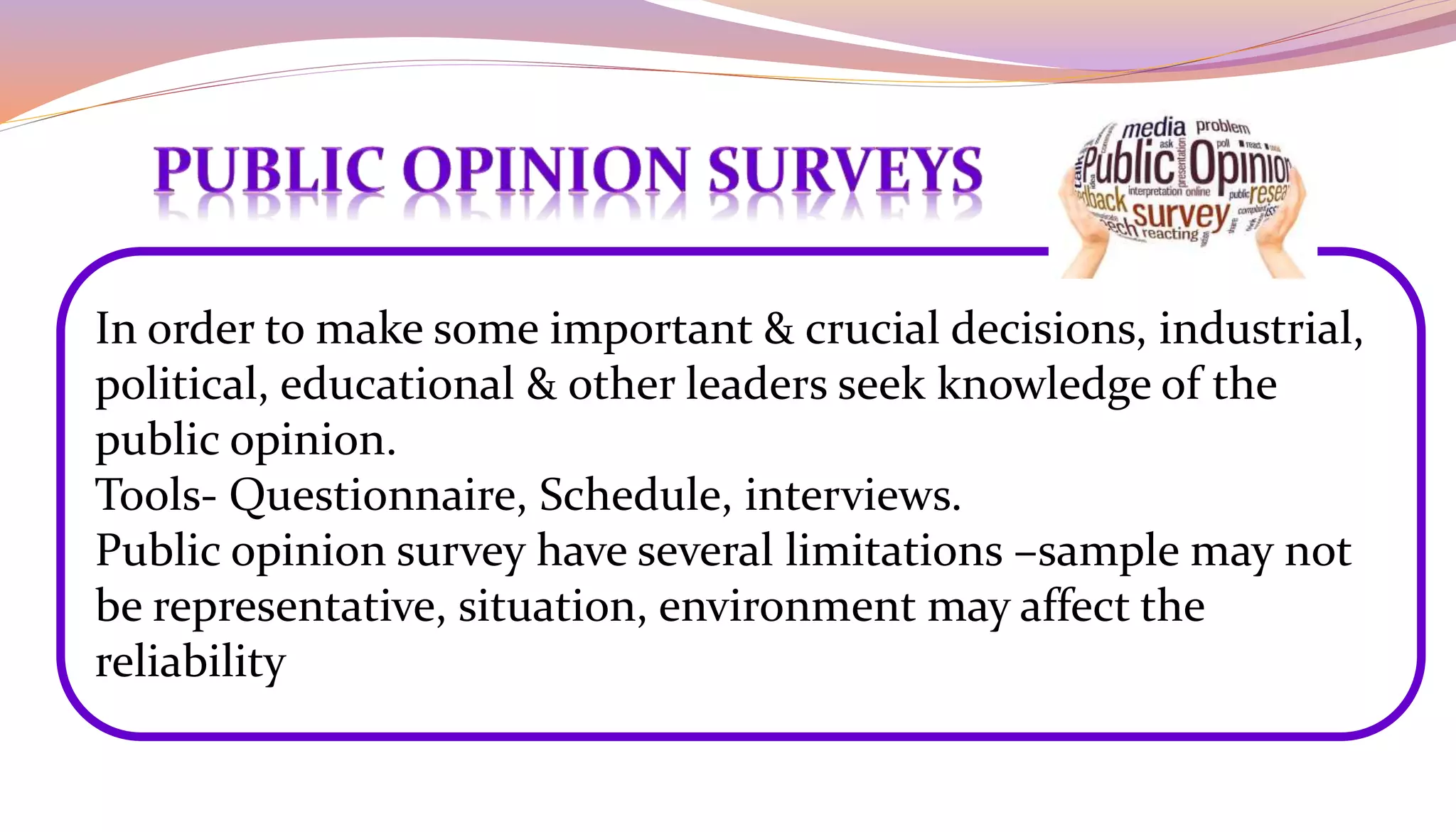 Descriptive research-Different types of survey by Dr. Neha Deo | PPTX