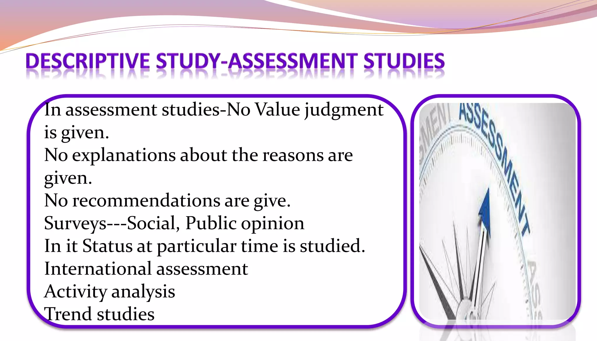 Descriptive research-Different types of survey by Dr. Neha Deo | PPTX
