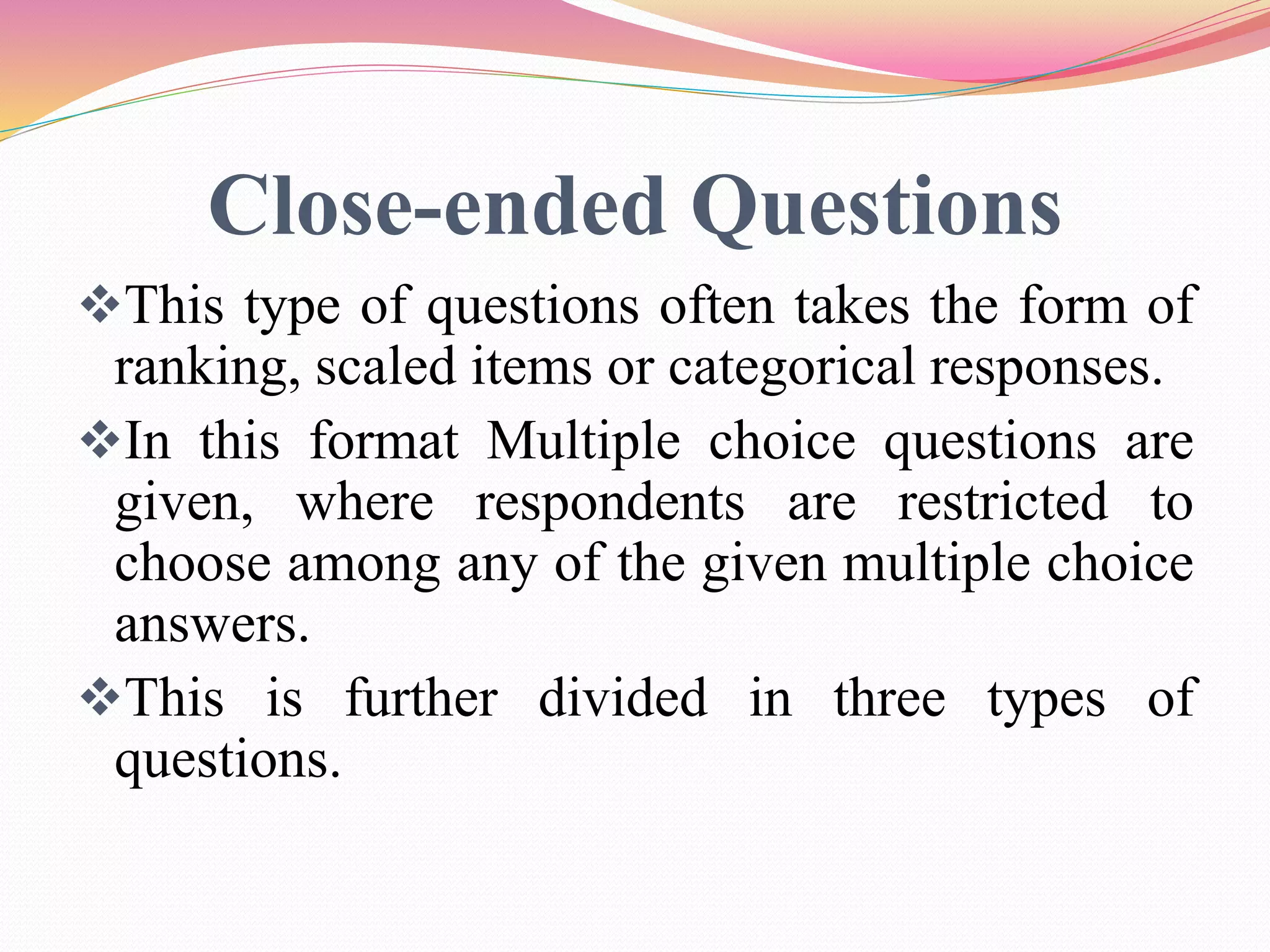 Descriptive research : Survey | PPTX