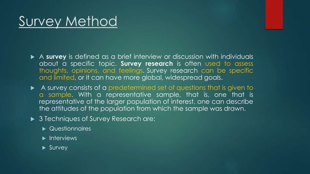 Descriptive research design | PPTX