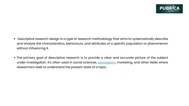 Experimental research design | Descriptive quantitative research | Data ...