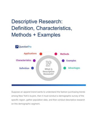 DEscriptive research questions for students writing papers | PDF | Science