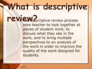 Descriptive Review | PPT