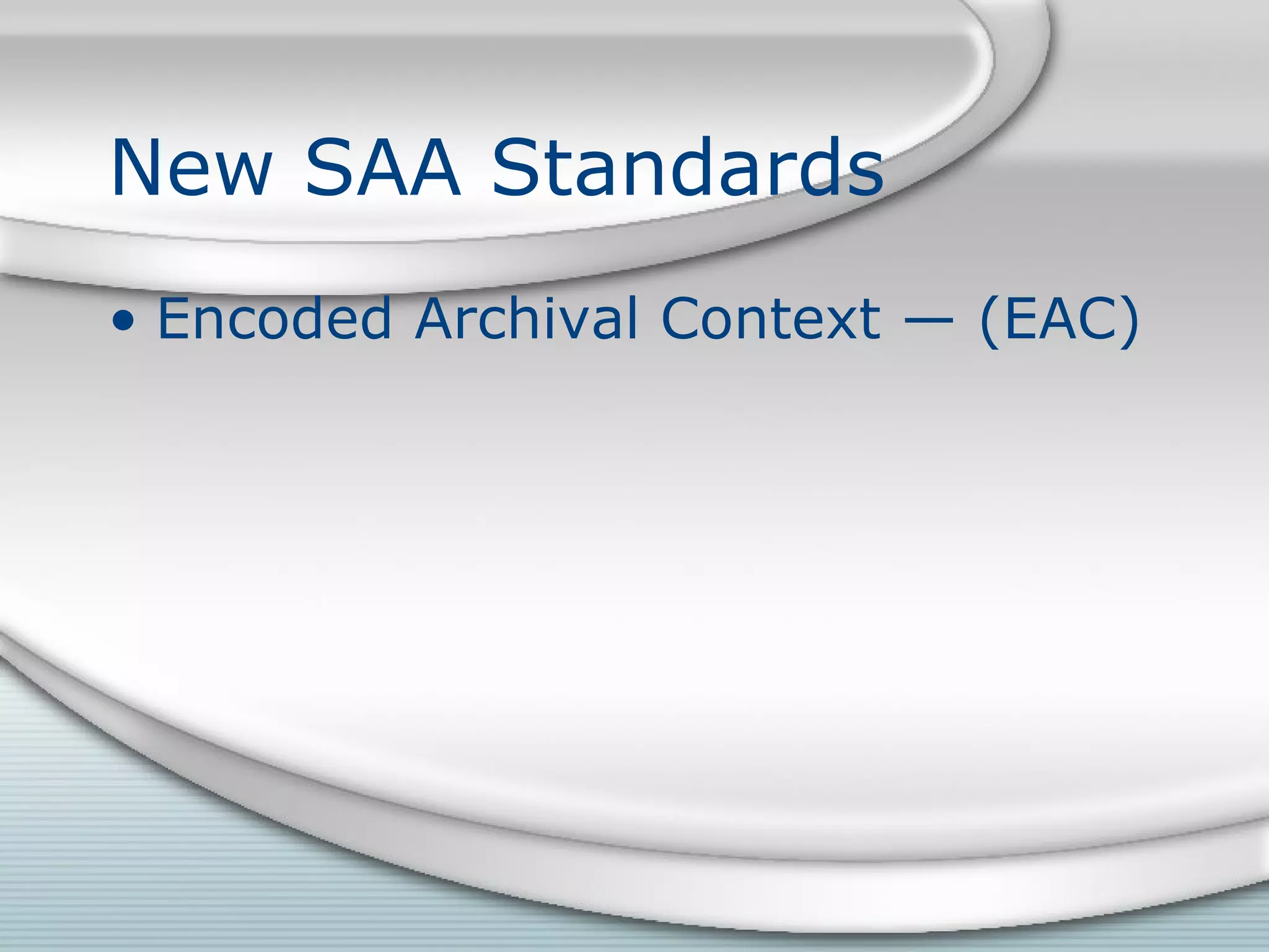 Descriptive Standards - International Context | PPT