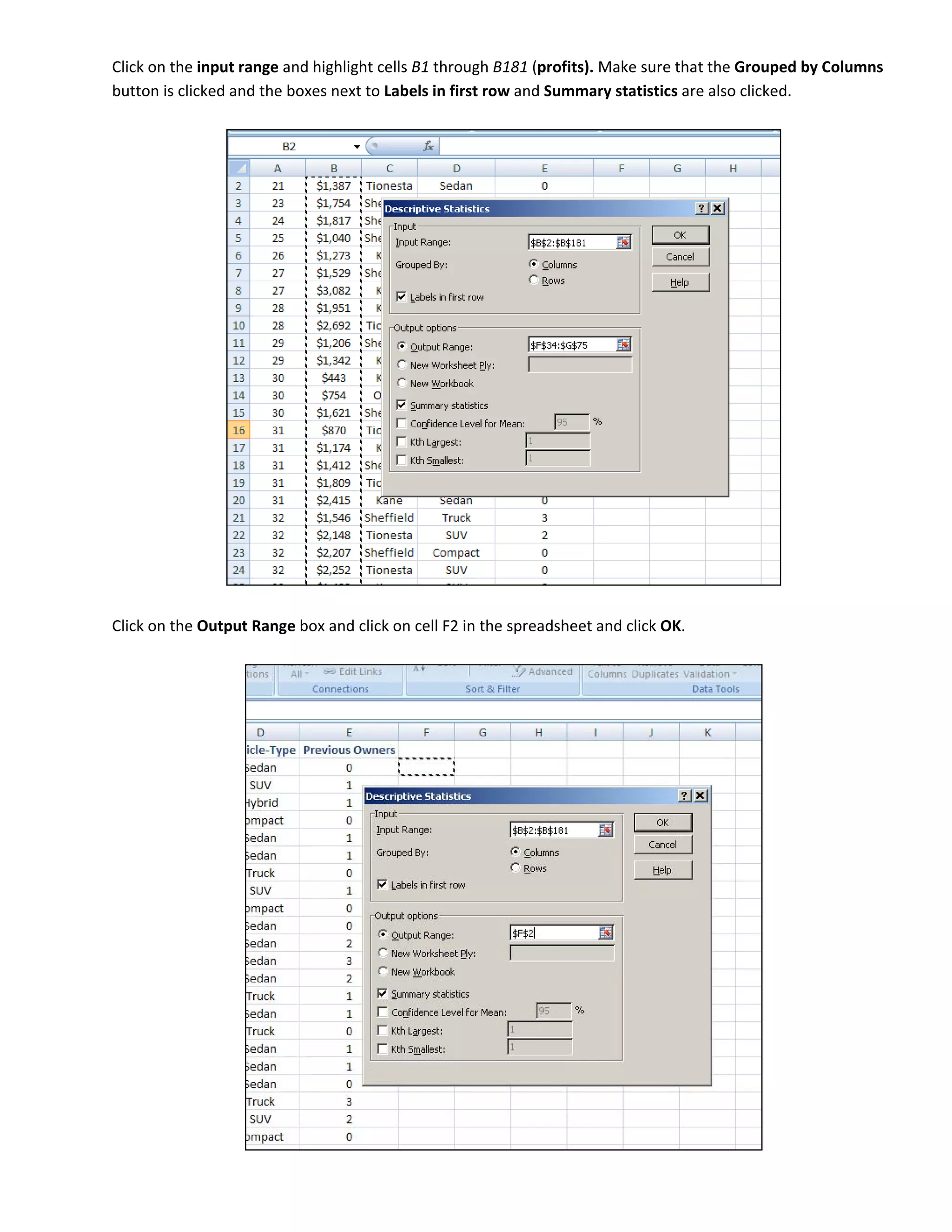Descriptive statistics | PDF