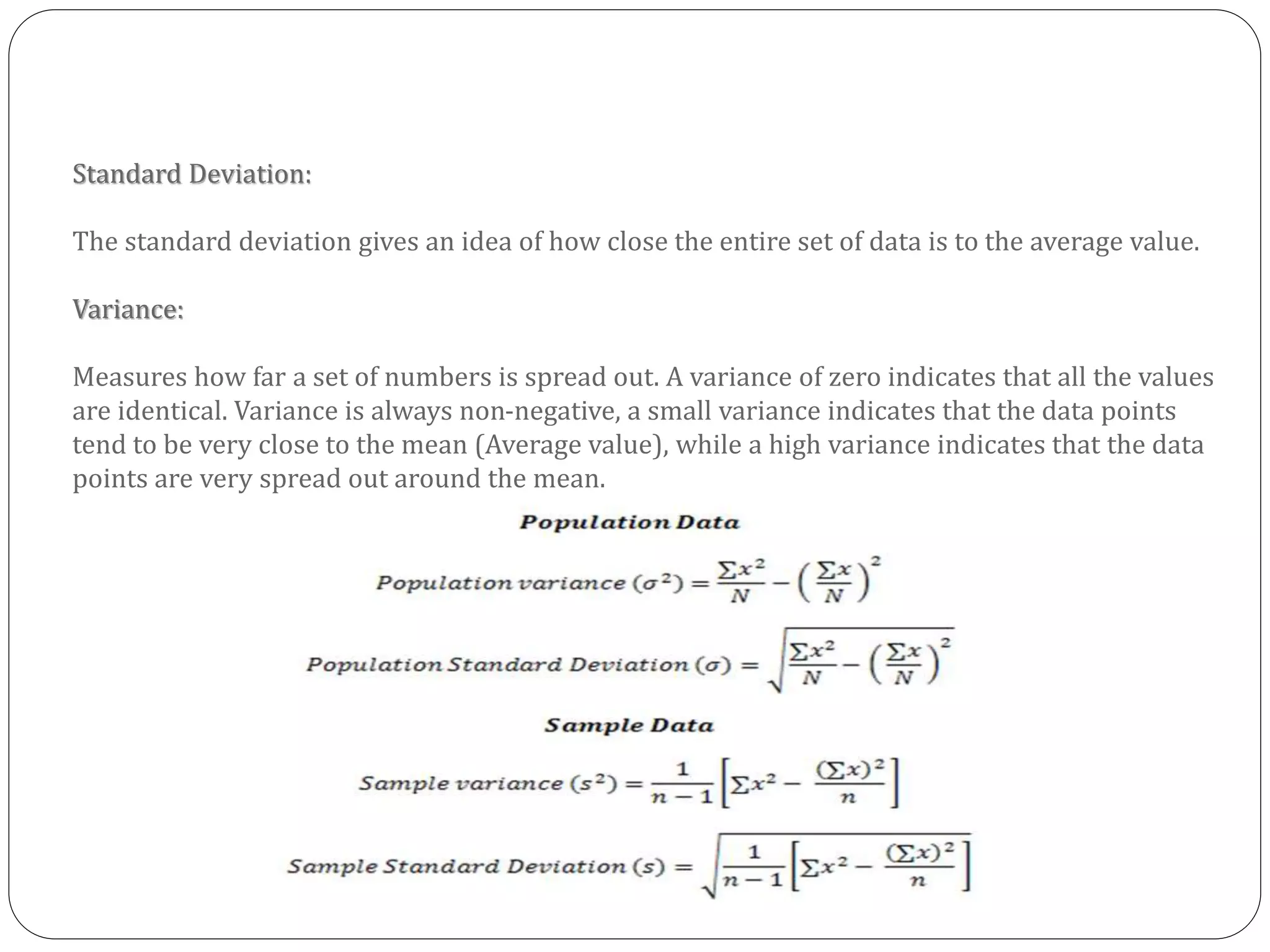 Basic Descriptive statistics | PPTX