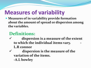 Descriptive statistics | PPTX