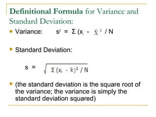Descriptive statistics | PPT