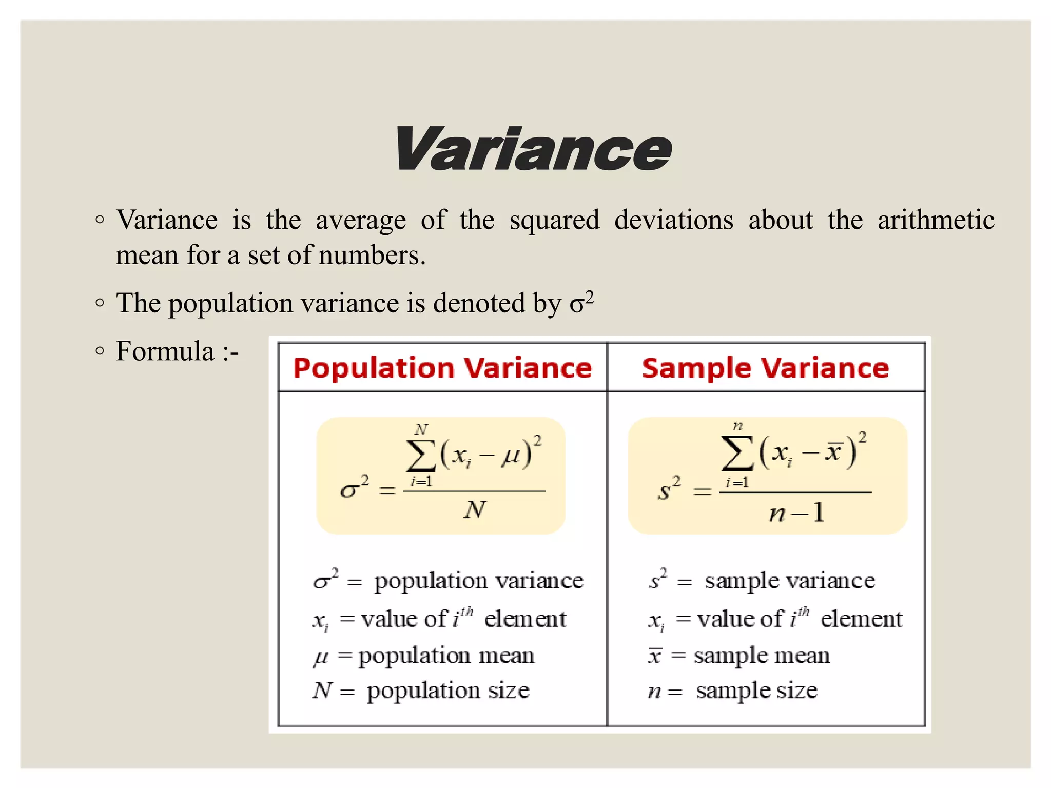 Measures of Central Tendency, Variability and Shapes | PPTX
