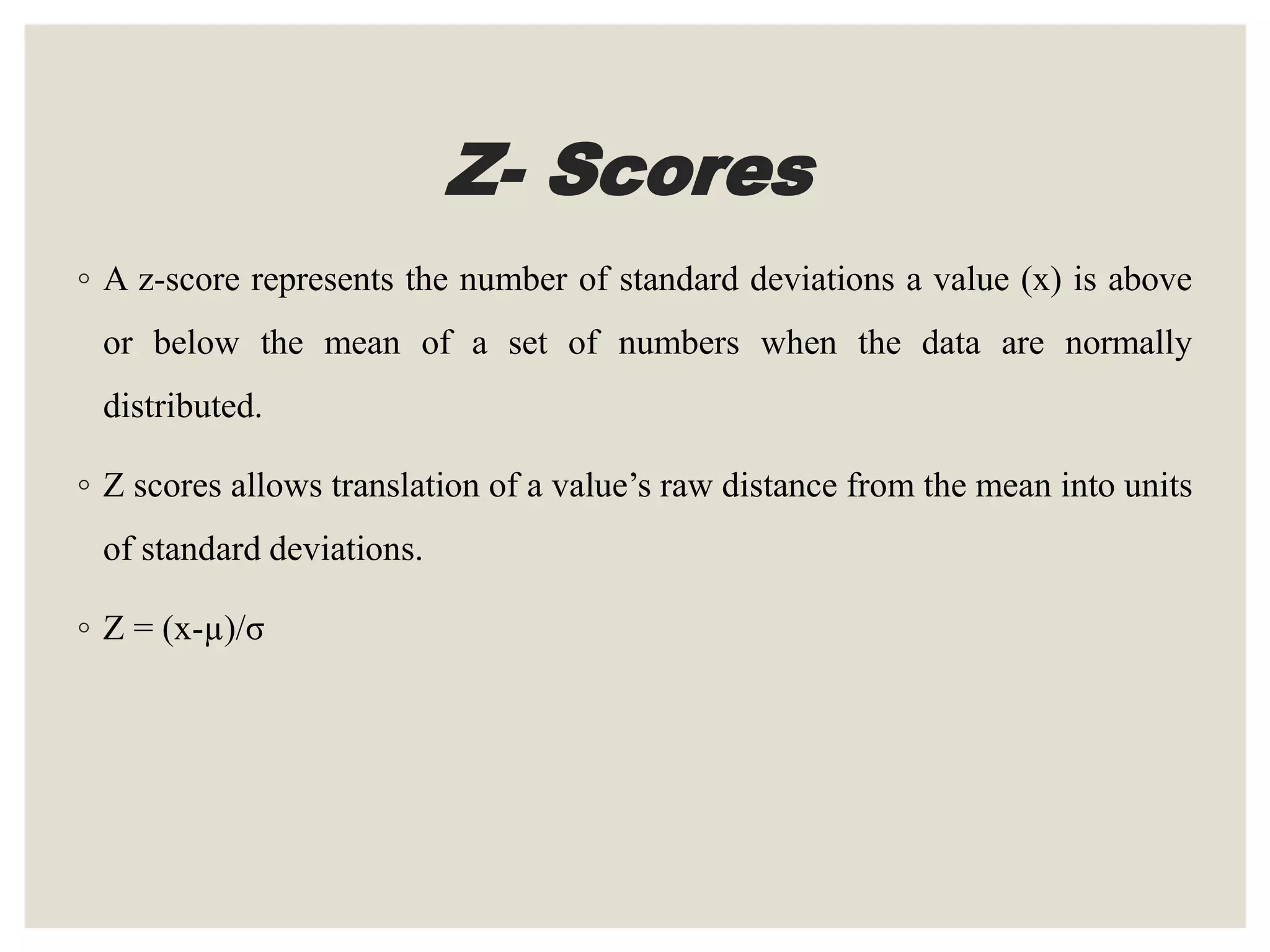 Measures of Central Tendency, Variability and Shapes | PPTX