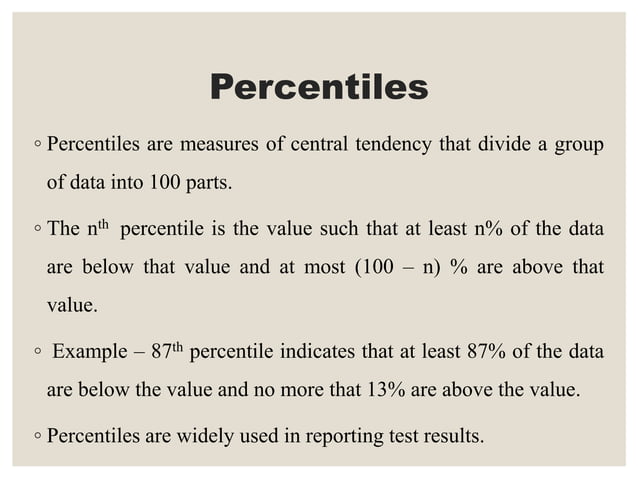 Measures of Central Tendency, Variability and Shapes | PPTX | Physics ...