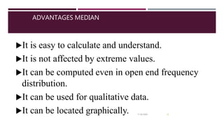 Basics of Educational Statistics (Descriptive statistics) | PPTX