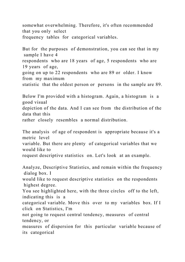 Descriptive Statistics .docx