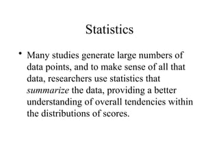Statistics in Science and Technology in real world | PPT