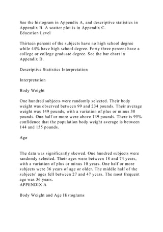 Descriptive Statistics and Interpretation ExampleQNT561 Versi.docx